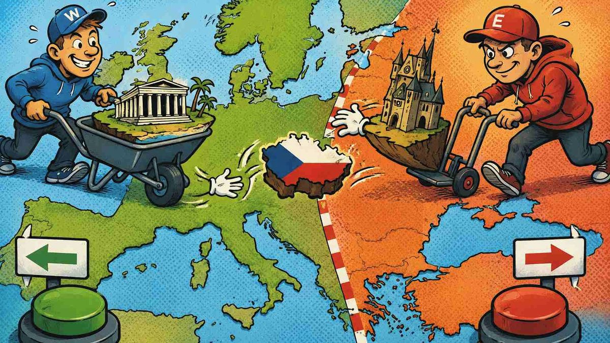 Satira: Česko poslali na východ. Esport objevil geografii podle hraní ...